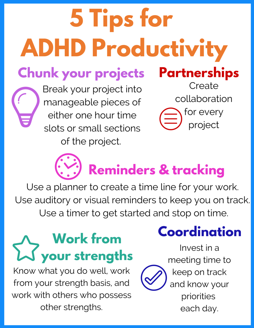 5 Tips For ADHD Productivity Ellen s Blog Professional Organizing