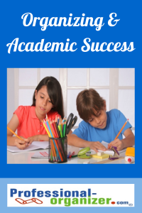Organizing and Academic Success - Ellen's Blog, Professional Organizing ...