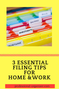 3 Essential Filing Tips for Home and Work - Ellen's Blog, Professional ...