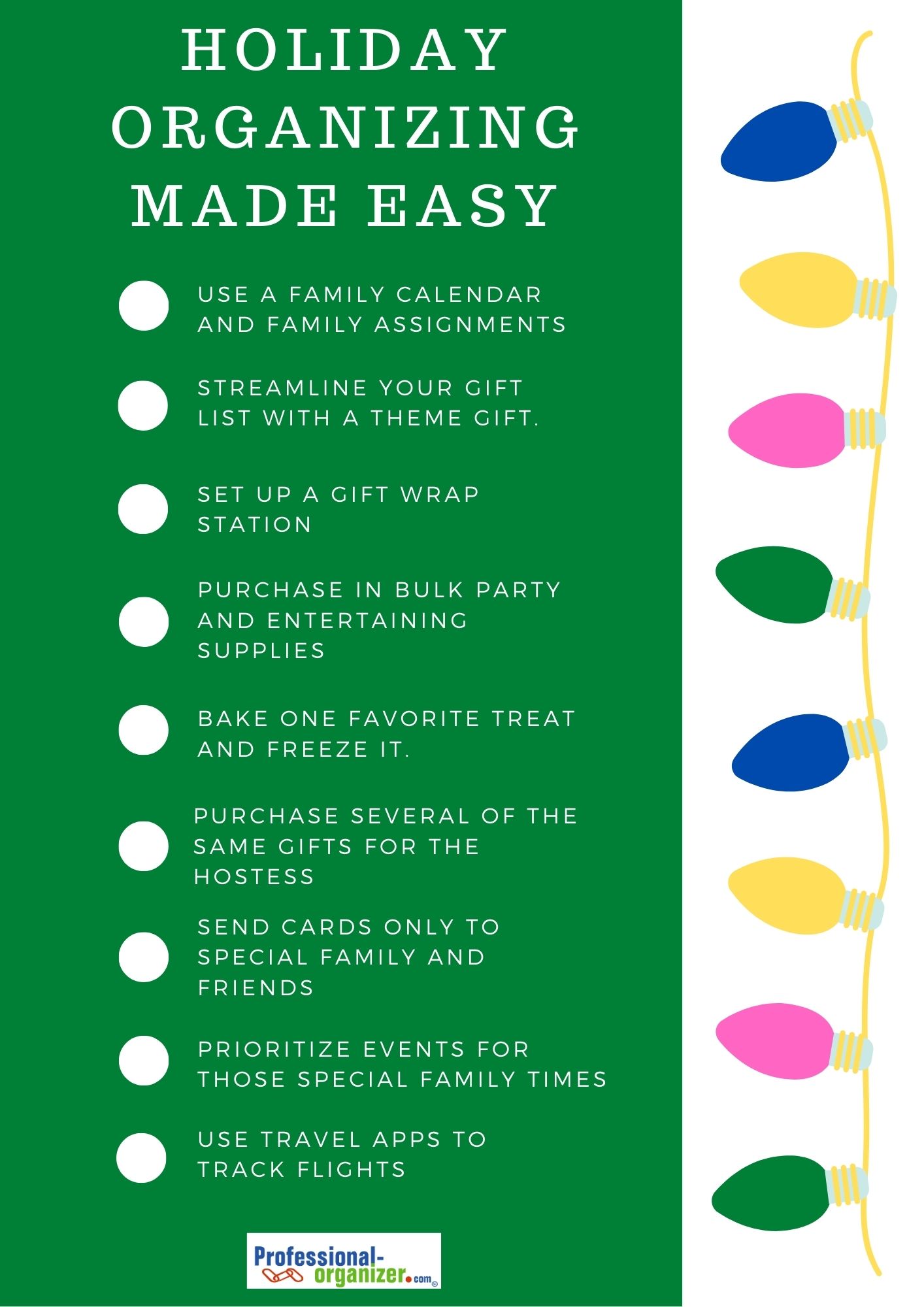 Holiday Organizing Made Easy Ellen S Blog Professional Organizing
