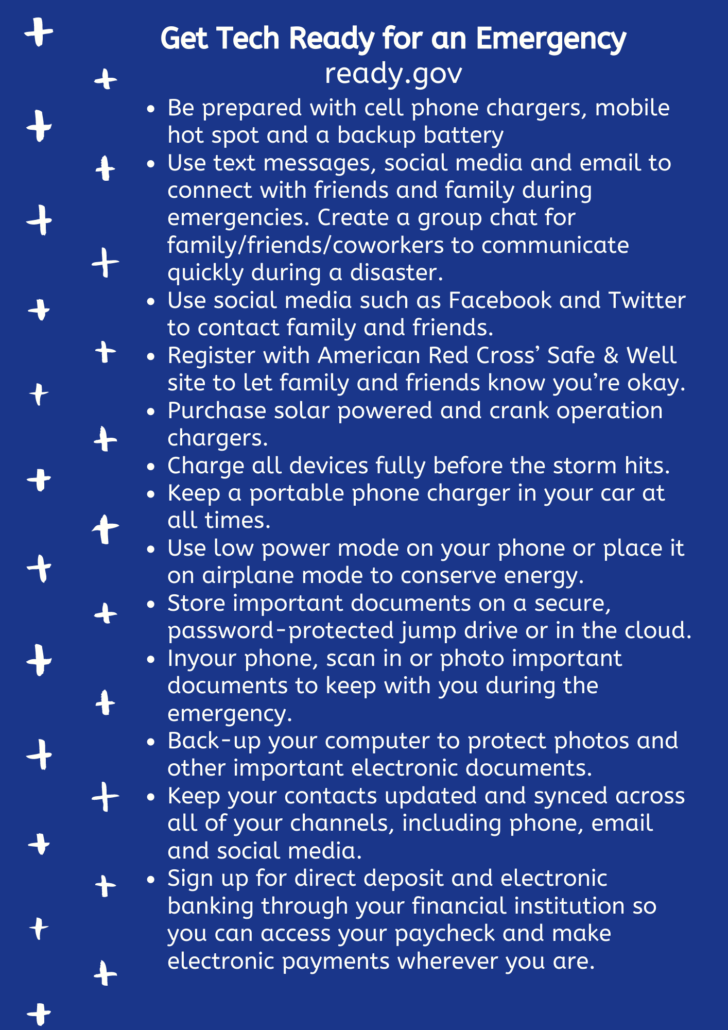 Get Tech Ready for an Emergency - Ellen's Blog, Professional Organizing ...