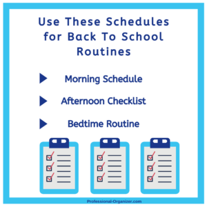 Use These Schedules for Back to School Routines - Ellen's Blog ...