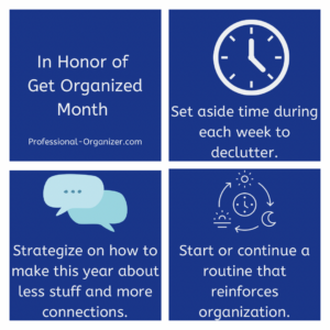 In Honor of Get Organized Month: Simplify Your Space - Ellen's Blog ...